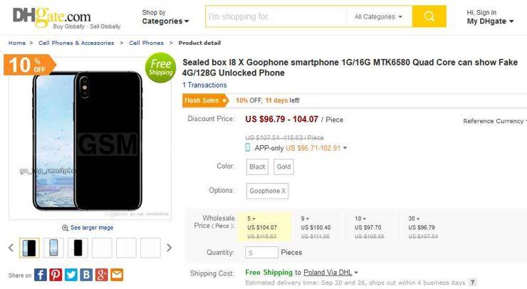 Goophone X, czyli jak nie udawać iPhone X :: mGSM.pl